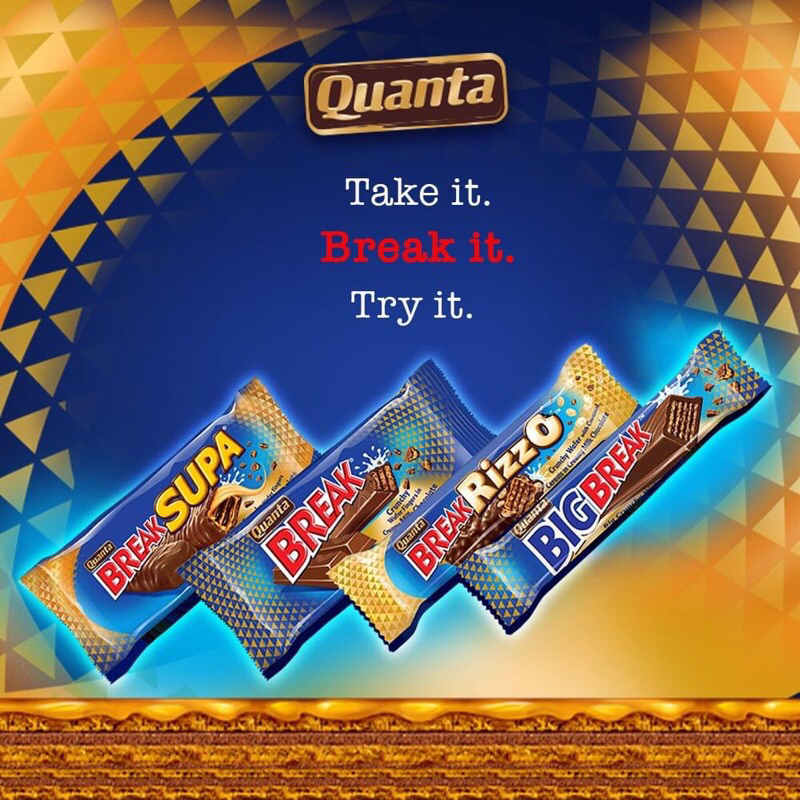 Quantum Break Supa Chocolate Filled With Caramel And Wafer 18.5 G. (Box ...