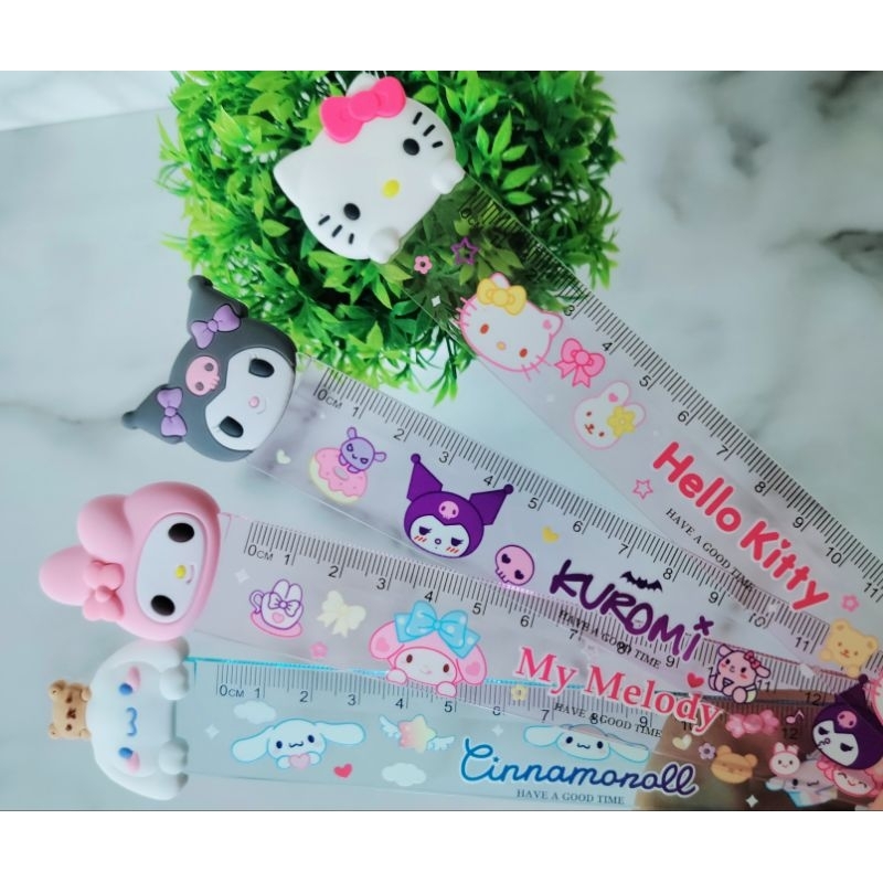 !!️!!️Cartoon Ruler!!!️!️ Sanrio Kitty Pompompurin Ruler My Melody ...