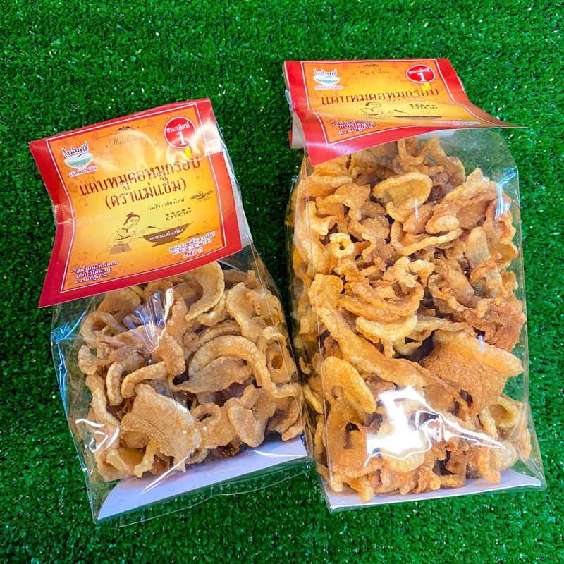 Crispy Pork Belly Mae Cham Brand Souvenirs From Chiang Mai | Shopee ...