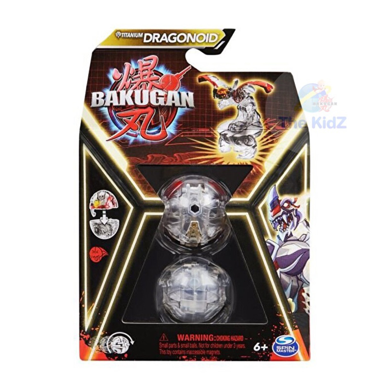 New 2023 Bakugan-Gen 3-Diamond Titanium Dragonoid Single Pack Chase ...