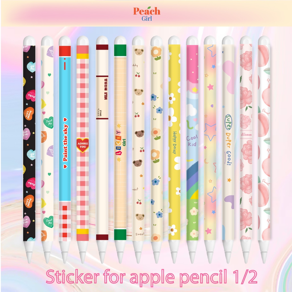 Apple pencil sticker Gen 1/2/pro Pen (1 Set Can 2 Pieces) Free Gift ...