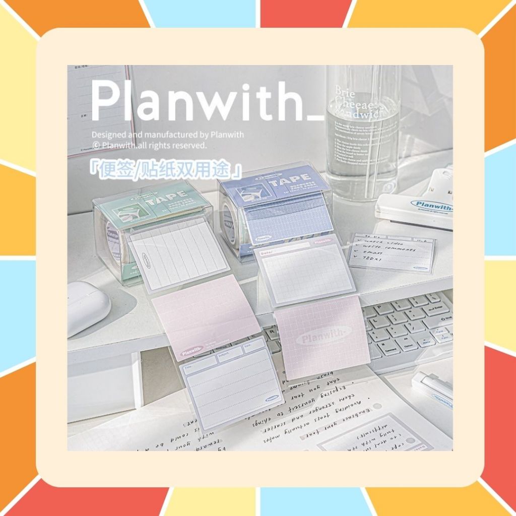 RosyPosy Self-Adhesive sticky note Paper Roll Available In Many Colors ...