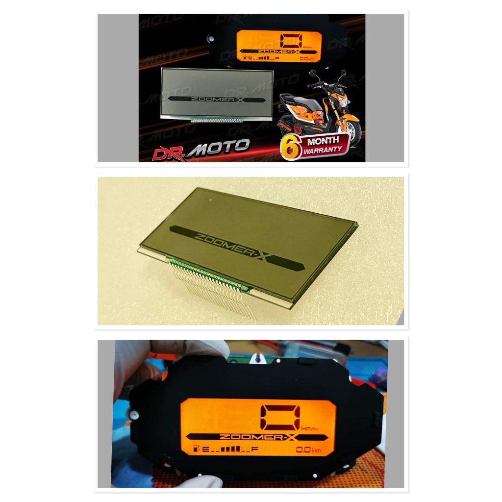 Zoomer-X LCD Glass Screen Mile Display For Digital Speedometer | Shopee ...