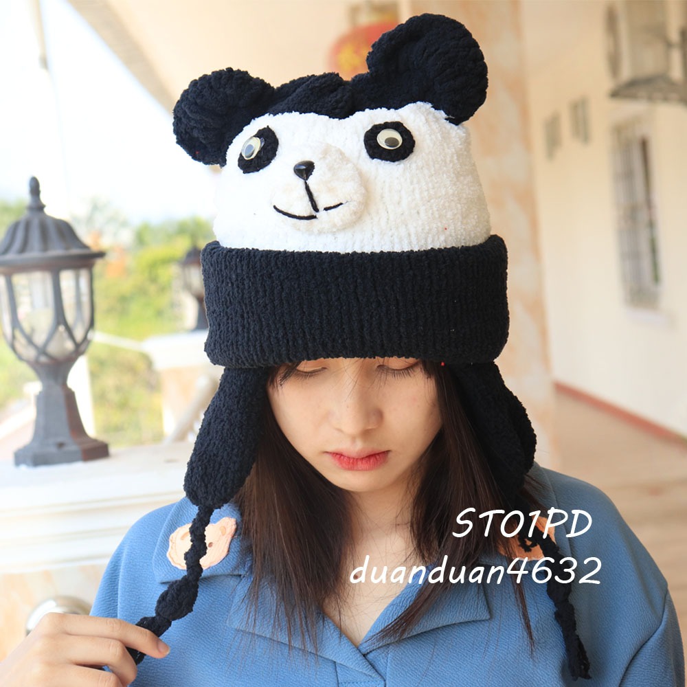 Animal-Shaped Fancy Winter Hat Can Be Worn By Both Adults And Children ...