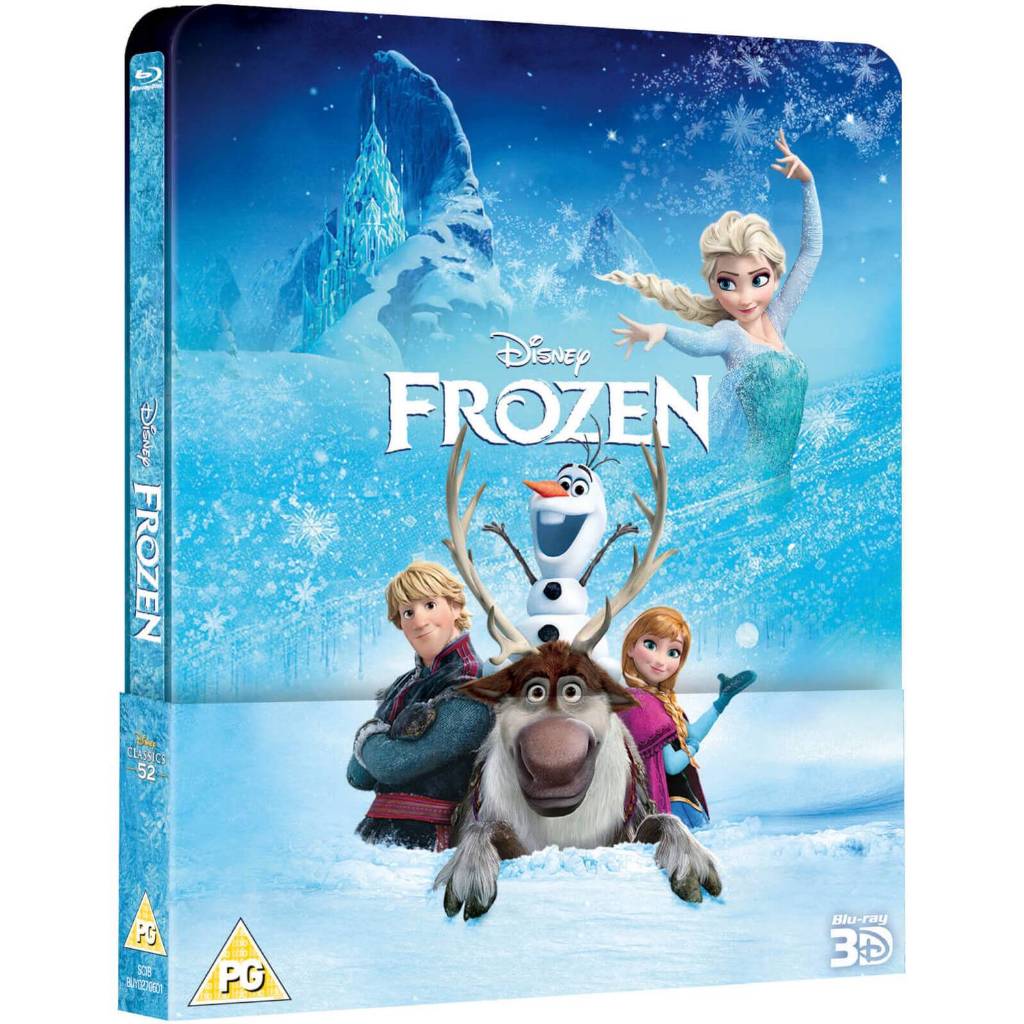 Frozen [Steelbook with Lenticular Magnet Limited Edition] [3D Blu-ray ...