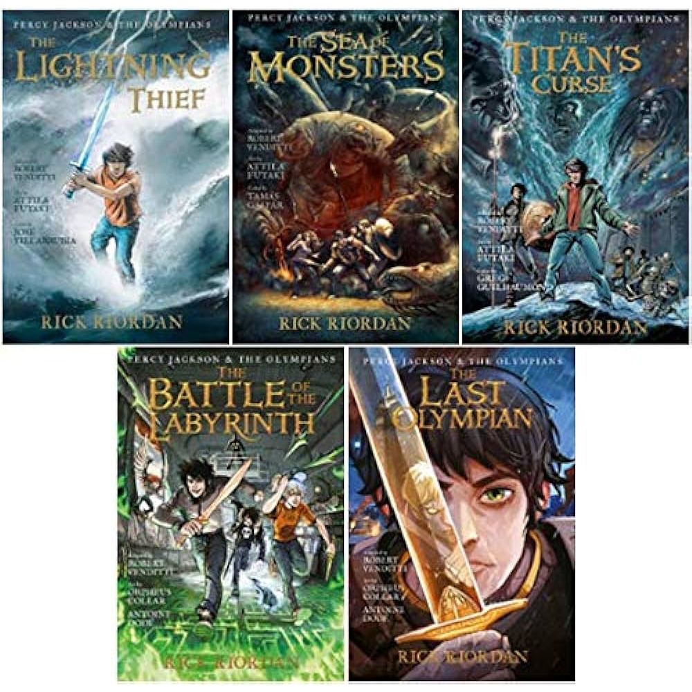 Percy Jackson And The Olympians The Graphic Novel English Ver Rick