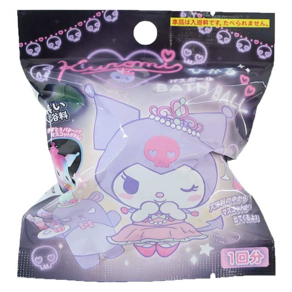 Bathball Sanrio Kuromi Bath Ball With The Mascot Toy With Flashing ...