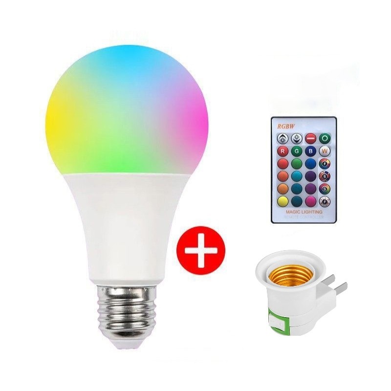 Color Changing LED Bulb Party Light With Plug-In Ready To Use No Need ...