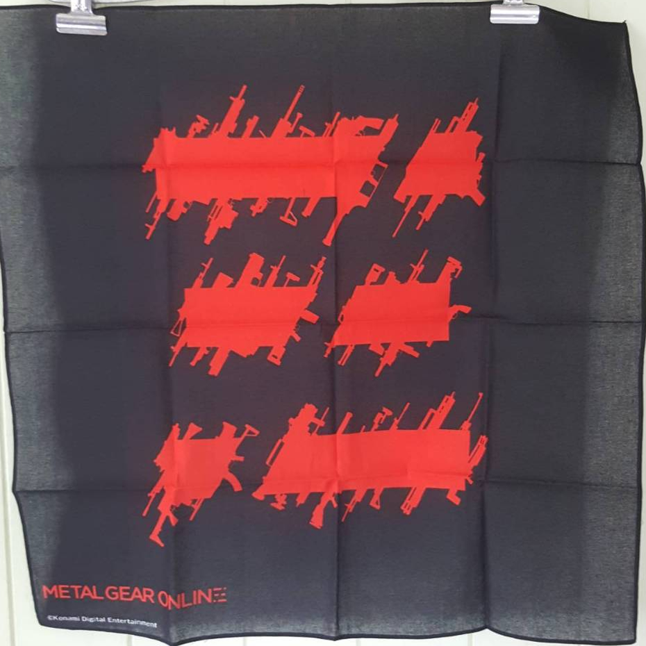 Japanese Handkerchief Cotton 1 Metal Gear Solid Original Bandana From ...