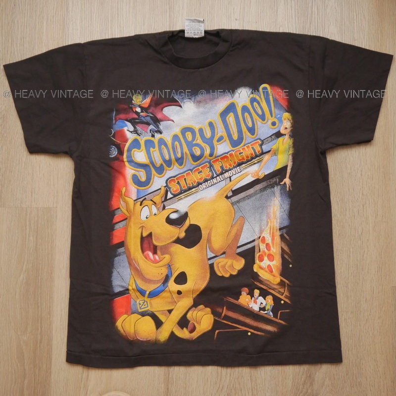 SCOOBY-DOO Label Original Bootleg Authentic Bleached Soft shirt Cartoon ...
