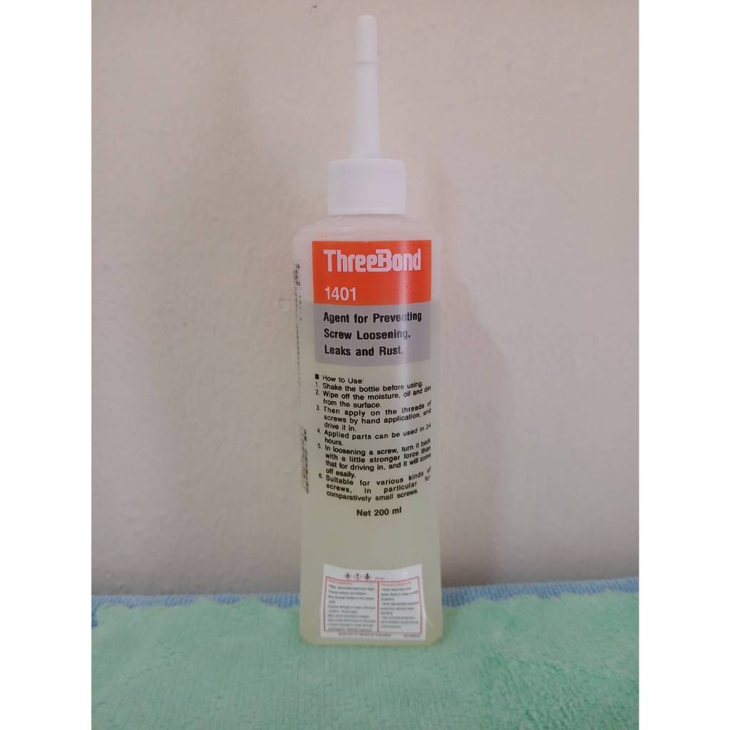ThreeBond 1401 Agent for Preventing Screw Loosening Locking Clear Color ...