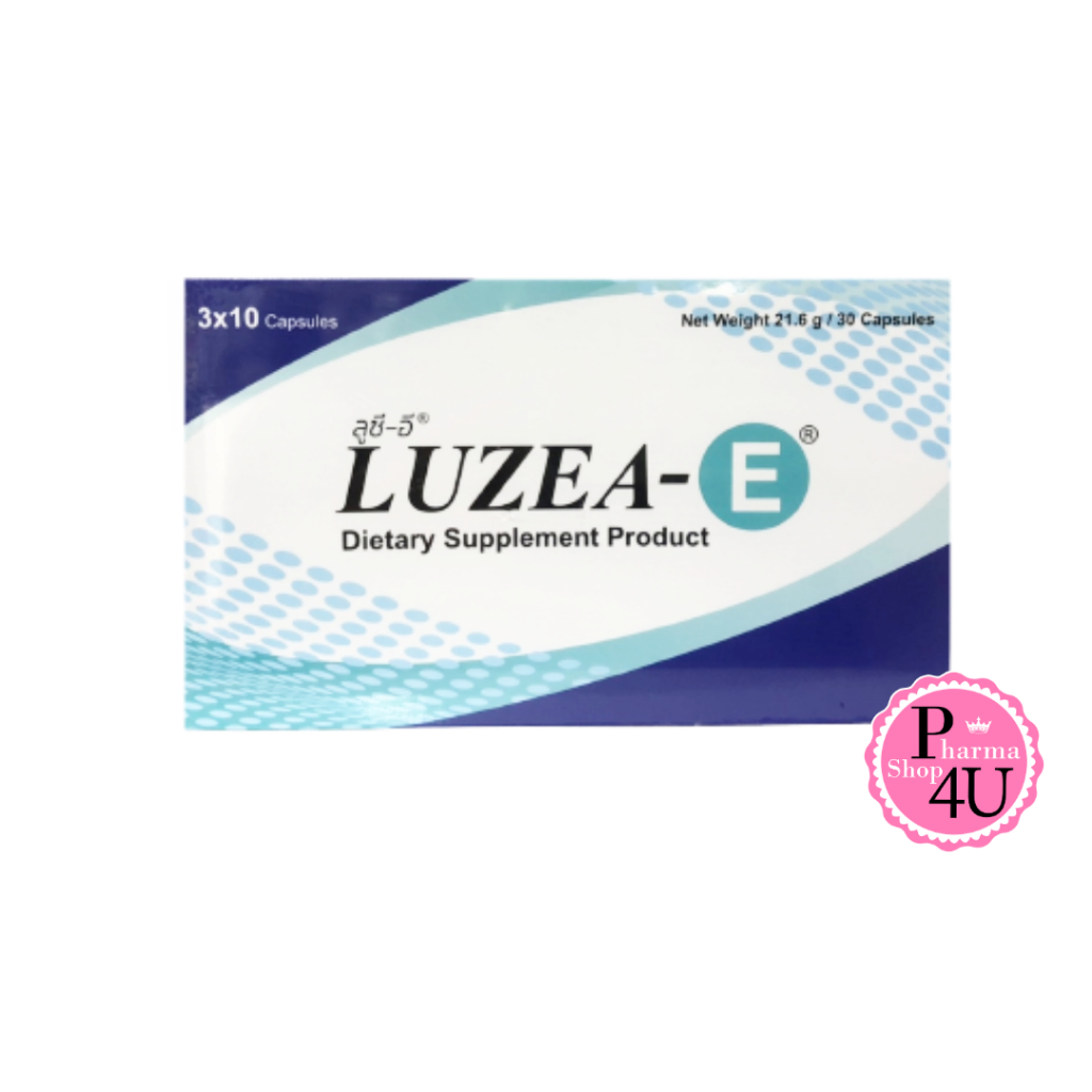 LUZEA-E 30 Dietary Supplement Rice Bran Oil Lutein Zeaxanthin 30 ...