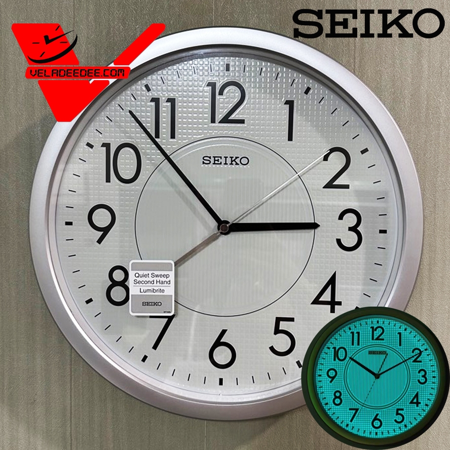 Seiko Wall Clock 14 Inch Model Luminous In The Dark QXA629S Center B.b ...