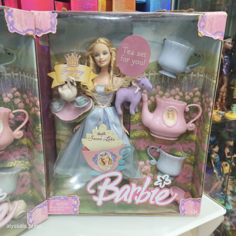 Complete Items!!Barbie Box Work Barbie Princess Odette Swanlake Tea Set ...