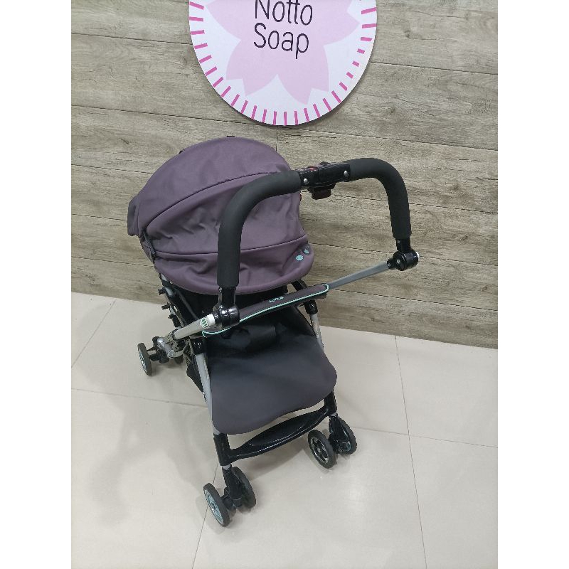 Aprica Baby Stroller Chocolate Quattro Grey (Used) | Shopee Philippines
