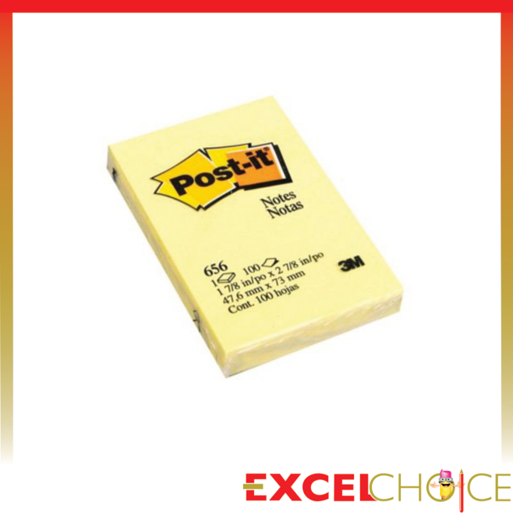 Post-it Note 656 2 x 3" Yellow 3M | Shopee Philippines