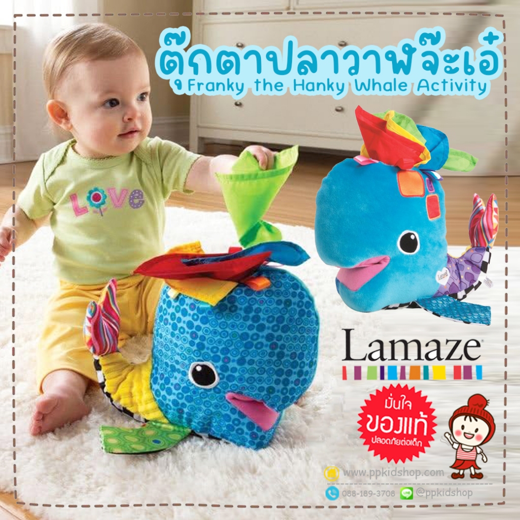 Franky the Hanky Whale Activity LAMAZE Brand Thai Center | Shopee ...