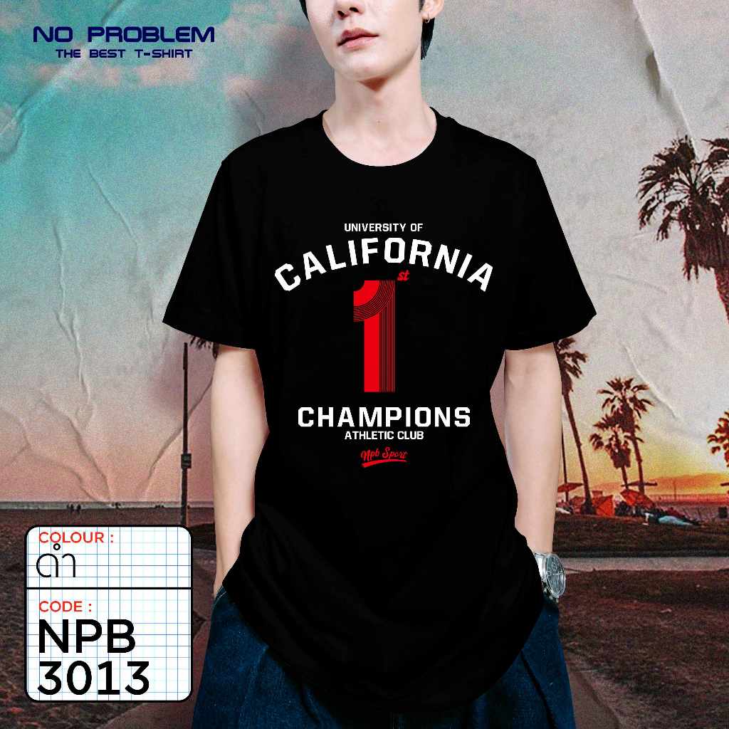 Printed T-Shirt Large Size No Problem Good Sales Number 1-GRAPHIC TEE ...