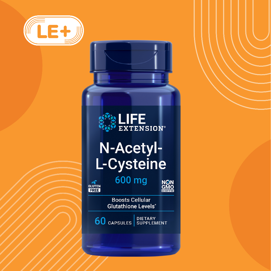 Life Extension N-Acetyl-L-Cystein 600 mg (60 Capsules) | Shopee Philippines