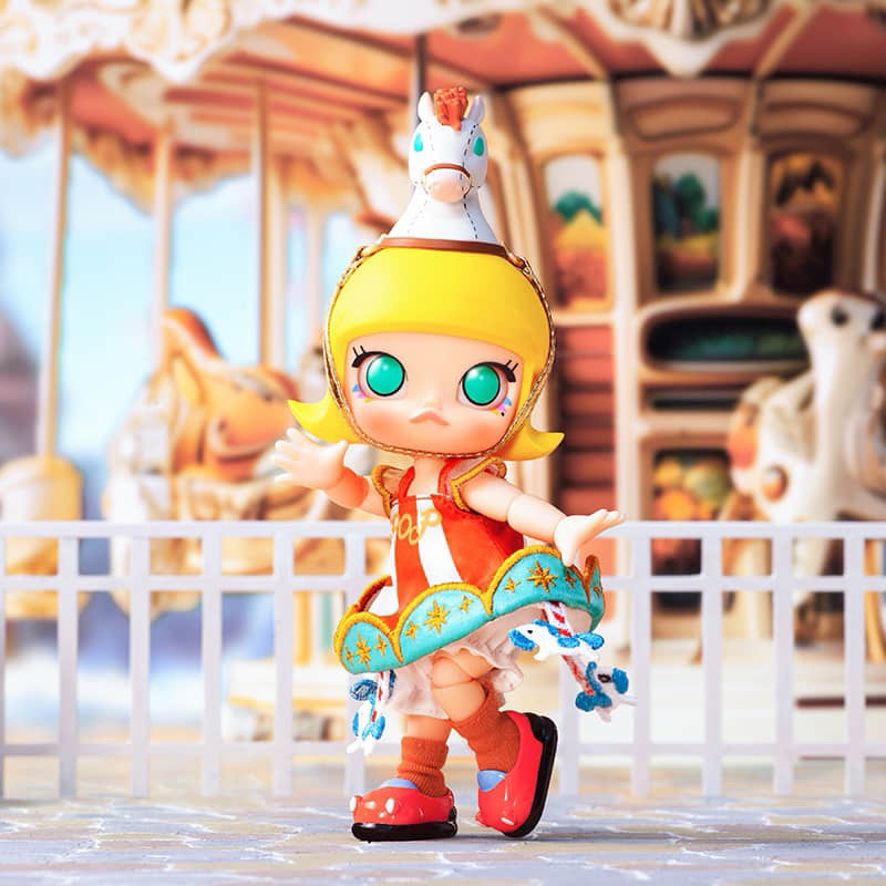 POPMART Molly carousel BJD Amusement Park Can Move Limbs. | Shopee ...