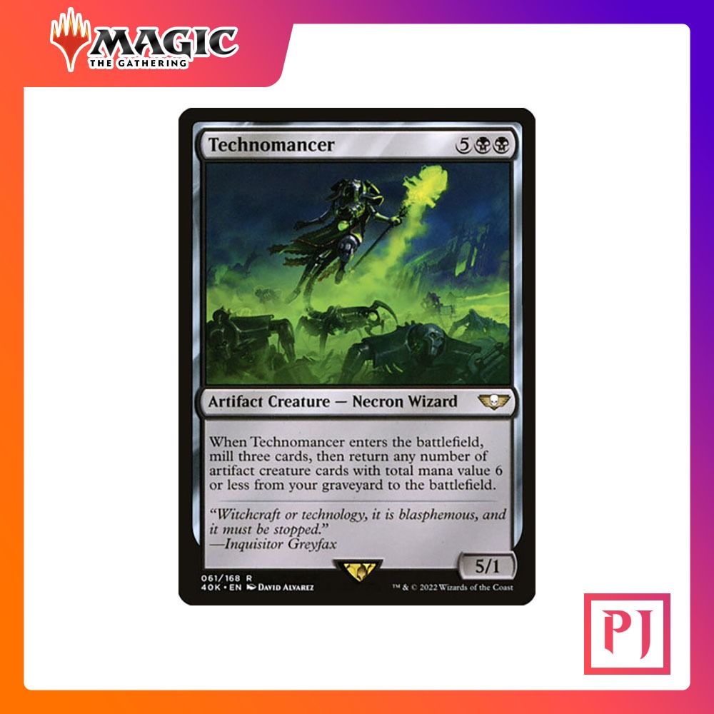 [MTG] Technomancer-Warhammer 40 000 [40K] [BLACK] [RARE] [NORMAL] [ENG ...