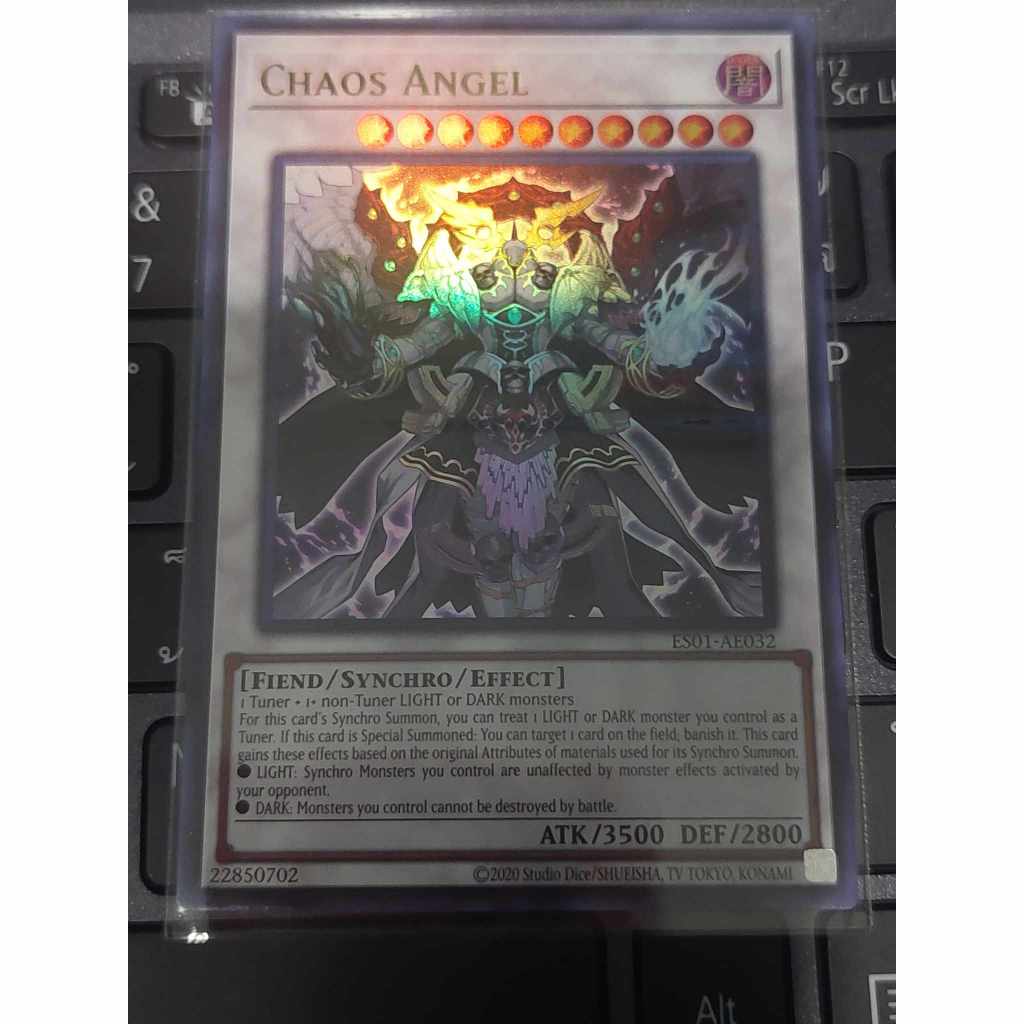 Yu-Gi-Oh Asia English: Chaos Angel Level Ultra Rare ES01-AE032 English ...
