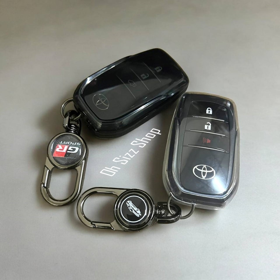 Fortuner 2024 Car Remote Case (See Through Transparent TPU Key) Model ...