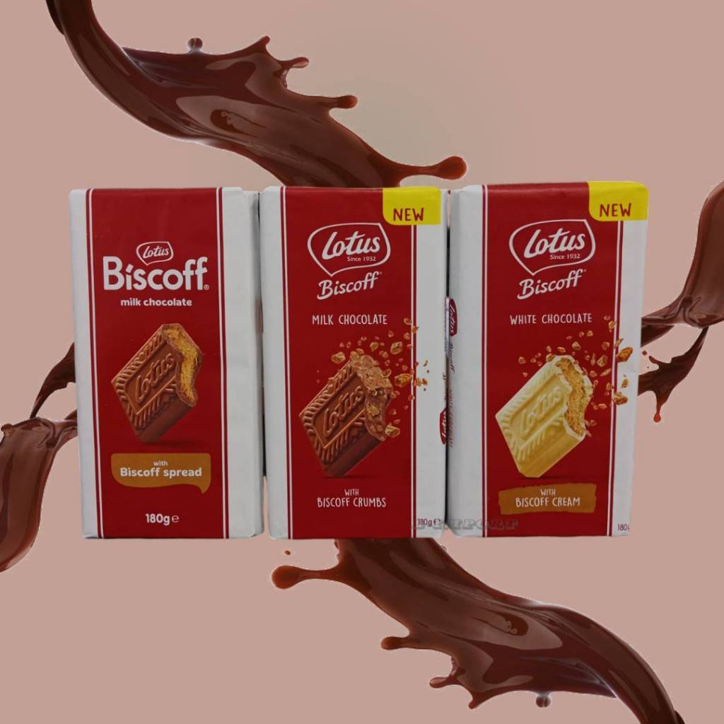 Lotus Biscoff Chocolate Bar 180g With 3 Flavours | Shopee Philippines