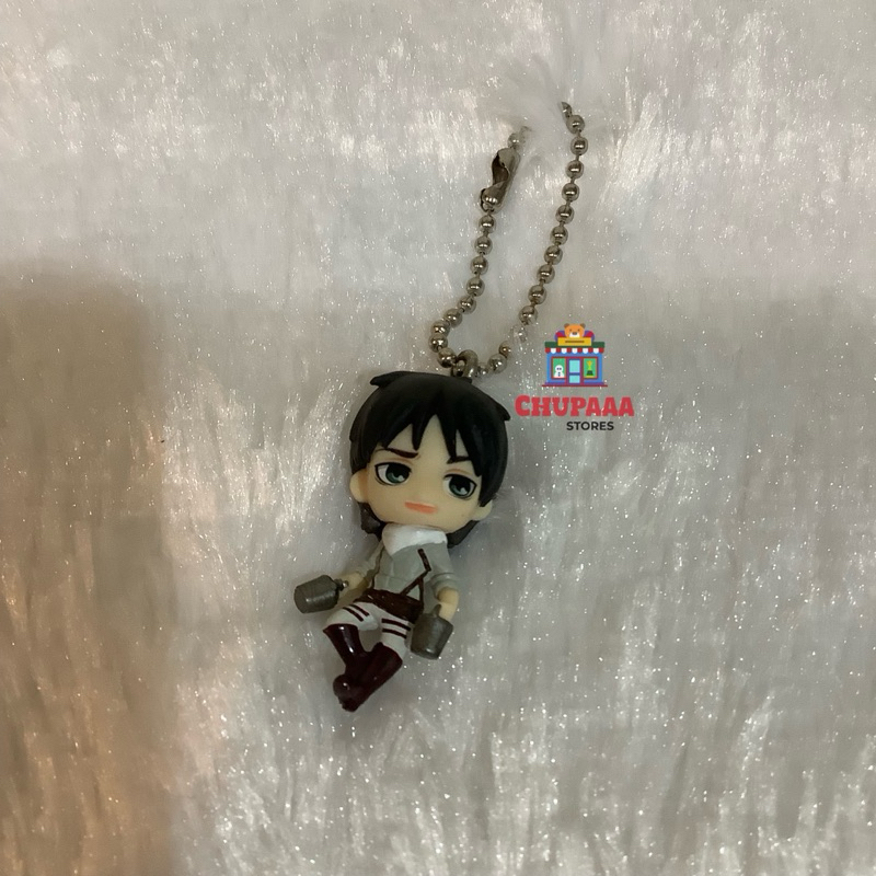 Attack on Titan Eren Figure Ghibli | Keychain Cleaning Set By Banpresto ...