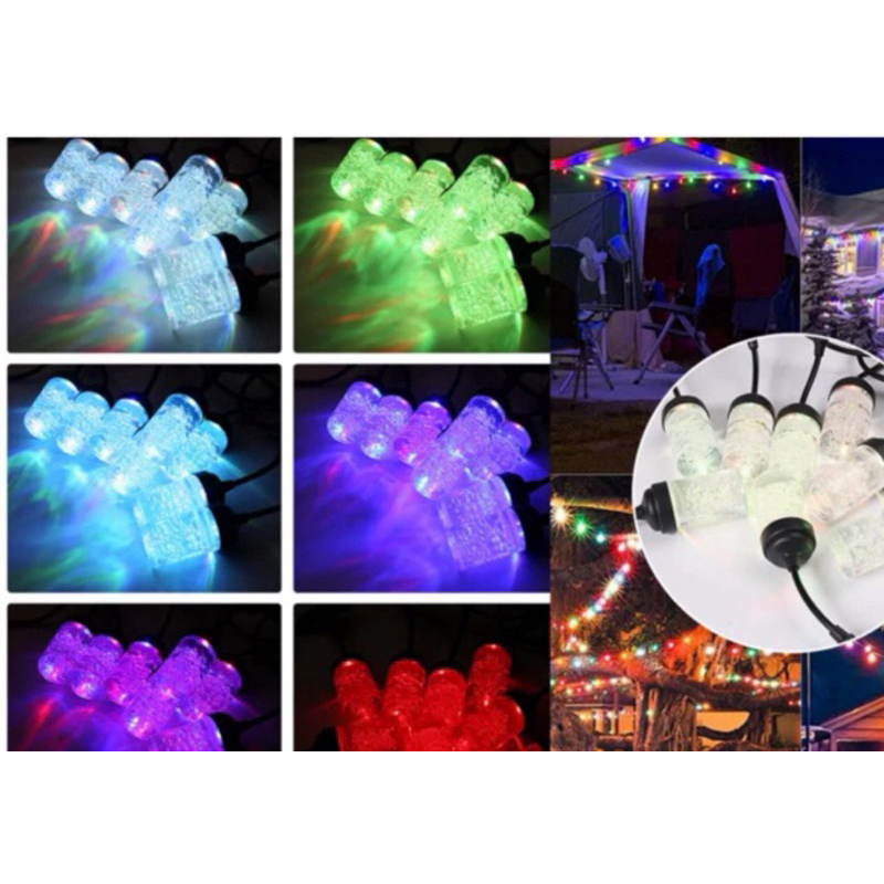 Chandeliers E27 Waterproof Wiring Strip Lights With Pill Bulbs 5 M 10 ...