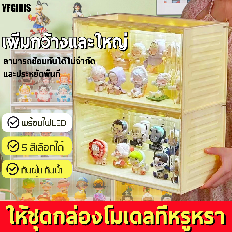 labubu Model Display Box Card Color LED Light Voice Control 35 * 17 ...