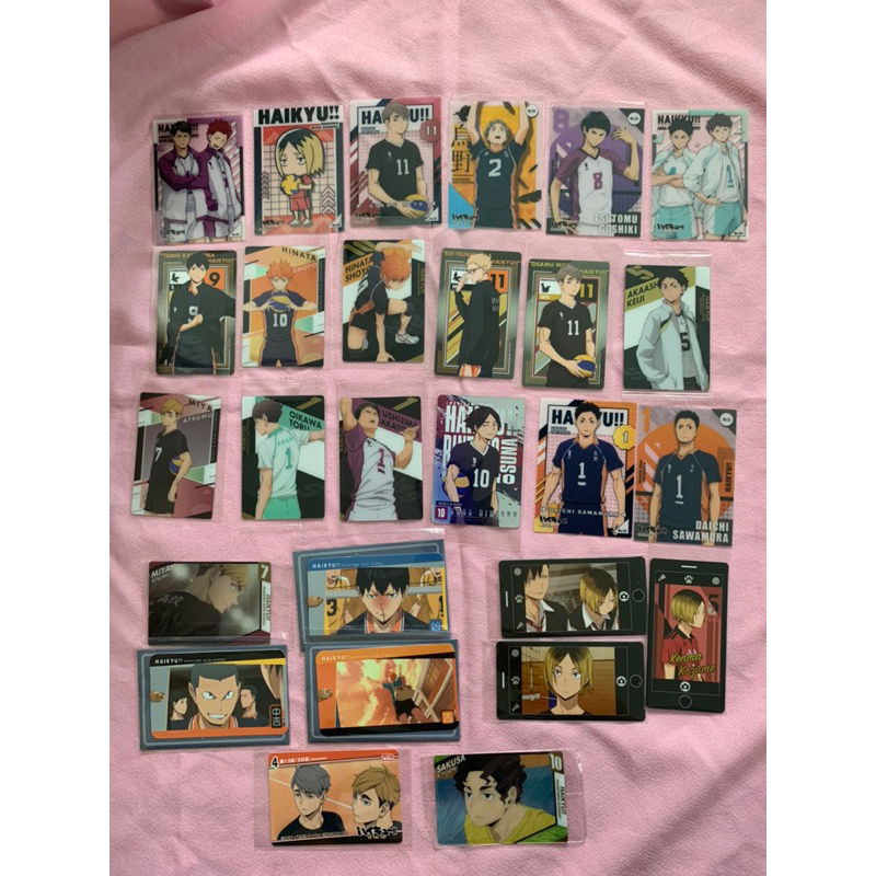 haikyuu Card!! haikyuu!! A Pair Of Slaps In The Sky Gave From Japan ...