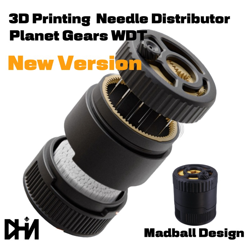 All Kinds Of Planet Gears WDT Tool Needle Distributor 58mm/53mm 3D ...