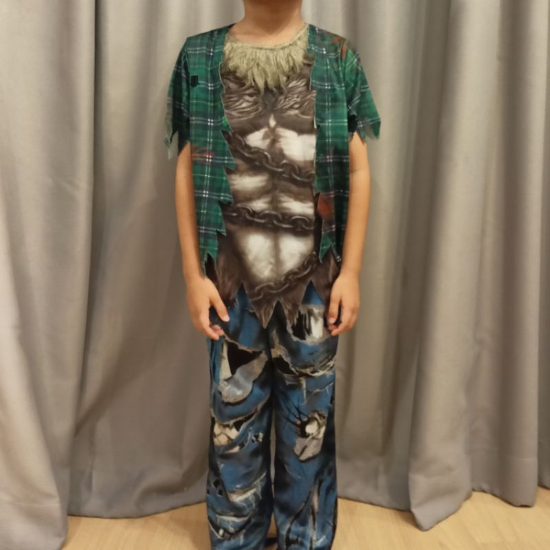 Cosplay Fancy Devil Costume Handsome Set Boys Wolf wherewolf | Shopee ...