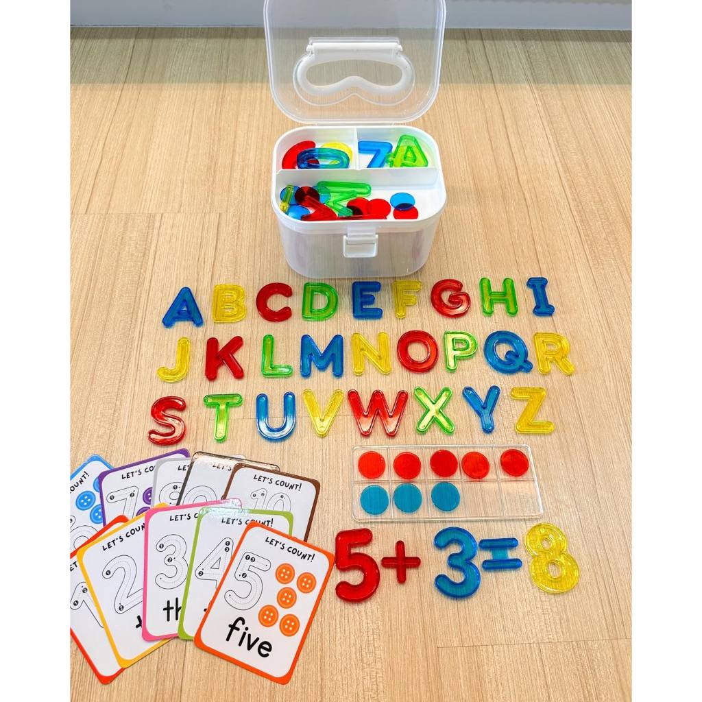 New Teaching Media Set Letter Numbers ten frame Flash Cards The Letters ...