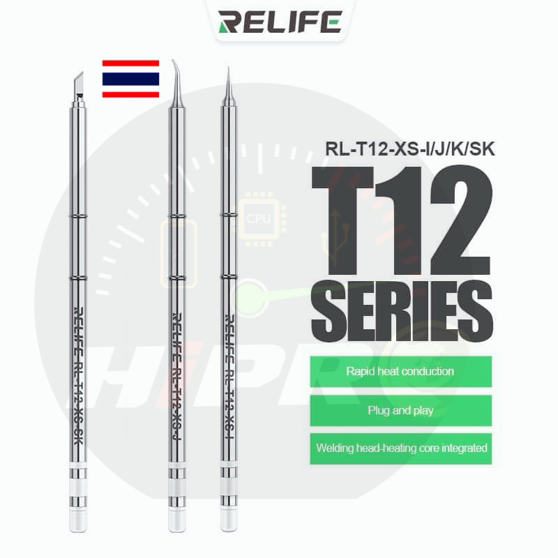 T12 Relife Soldering Iron Tip Comes In 3 Types: Straight/Curve/Cut ...