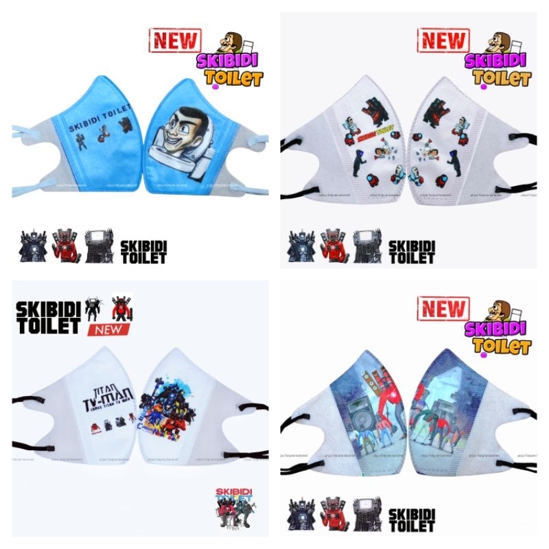 3D Mass Child Massager skibidi toilet Pattern (Sent From Thailand ...