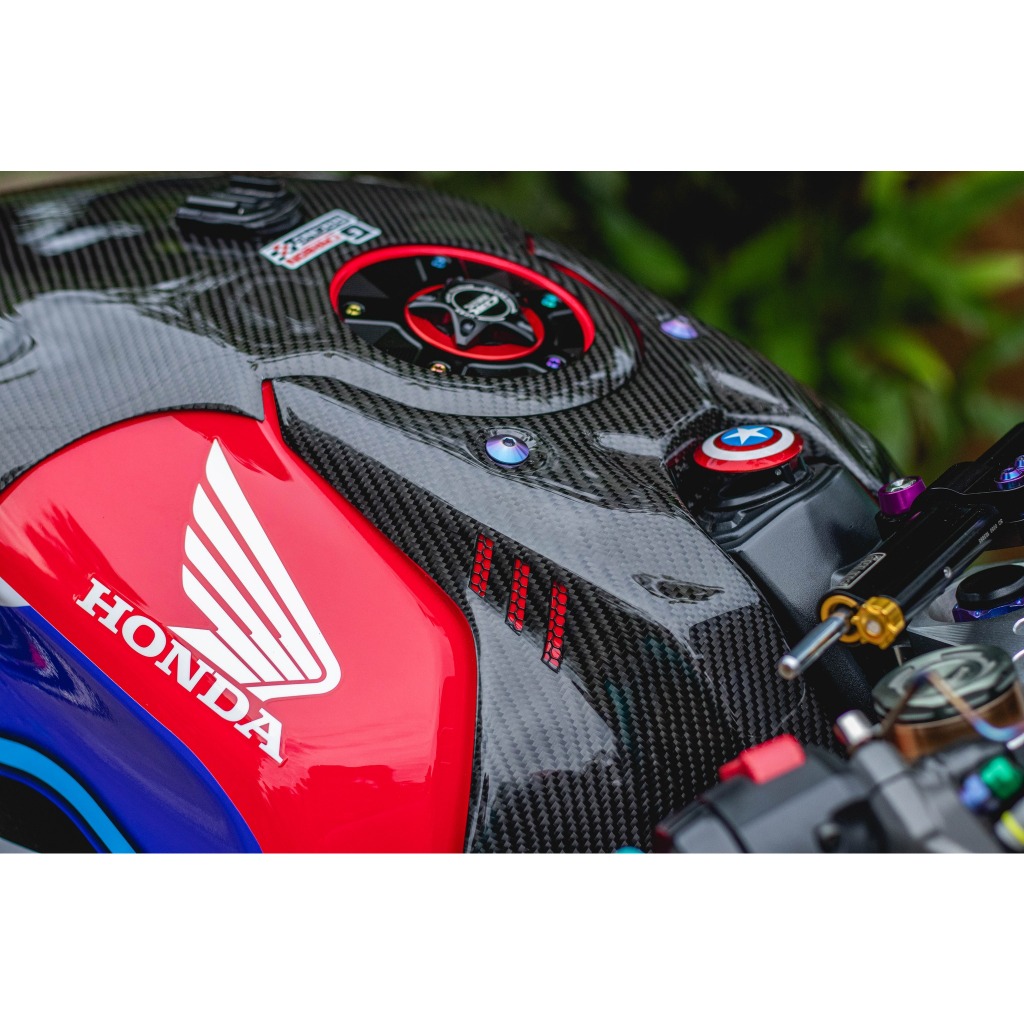 Key Cover CBR650R 2019 2020 2021 2022 2023 2024 Pure Carbon Authentic ...
