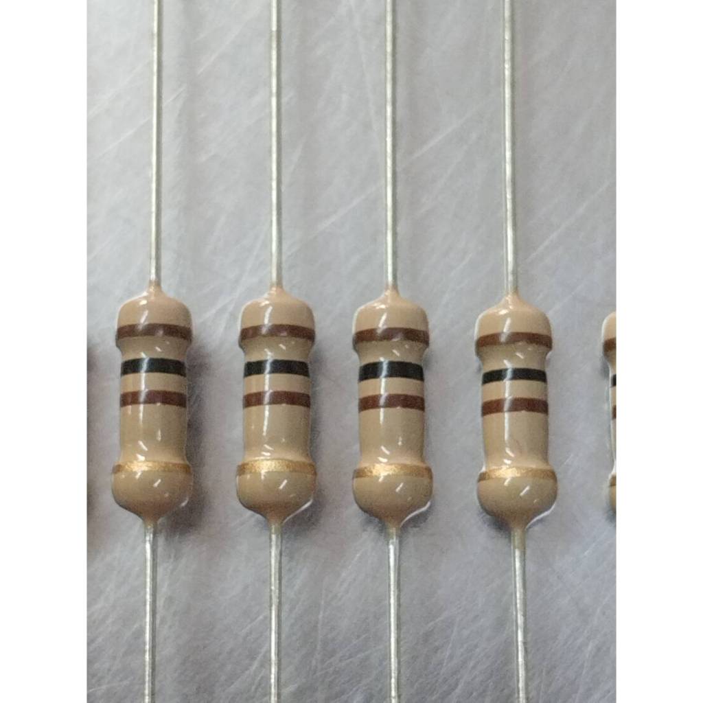 0001206 Resistor 100 Ohms 1Watt 5% 100 Ohm 1 Watt (5 Units) | Shopee ...