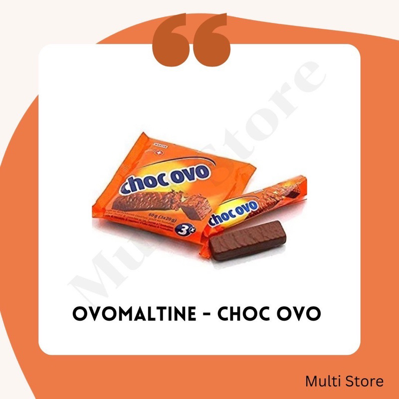 Choc Ovo (x3)-Chocolate Coated Ovaltine Bars | Shopee Philippines
