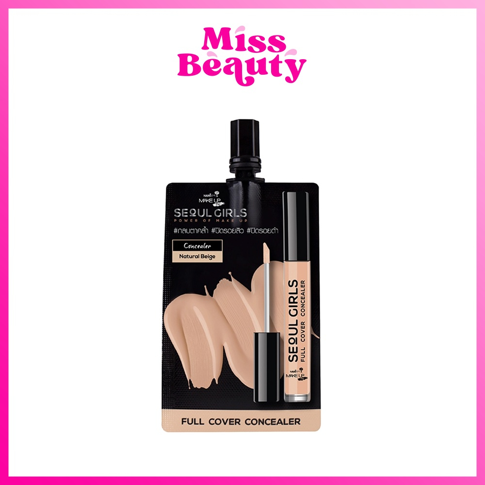 (1 Pack) Nami Make Up Pro Seoul Girls Full Cover Concealer Concealer ...