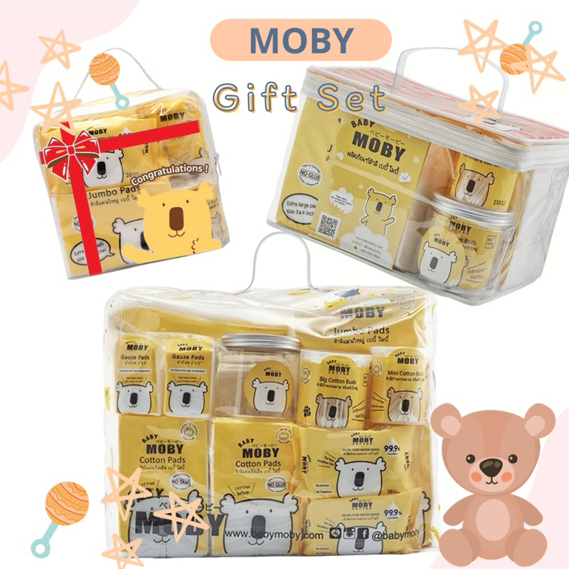 Moby-Gift Set Maternity Nursing Clothes Cotton For Baby | Shopee ...