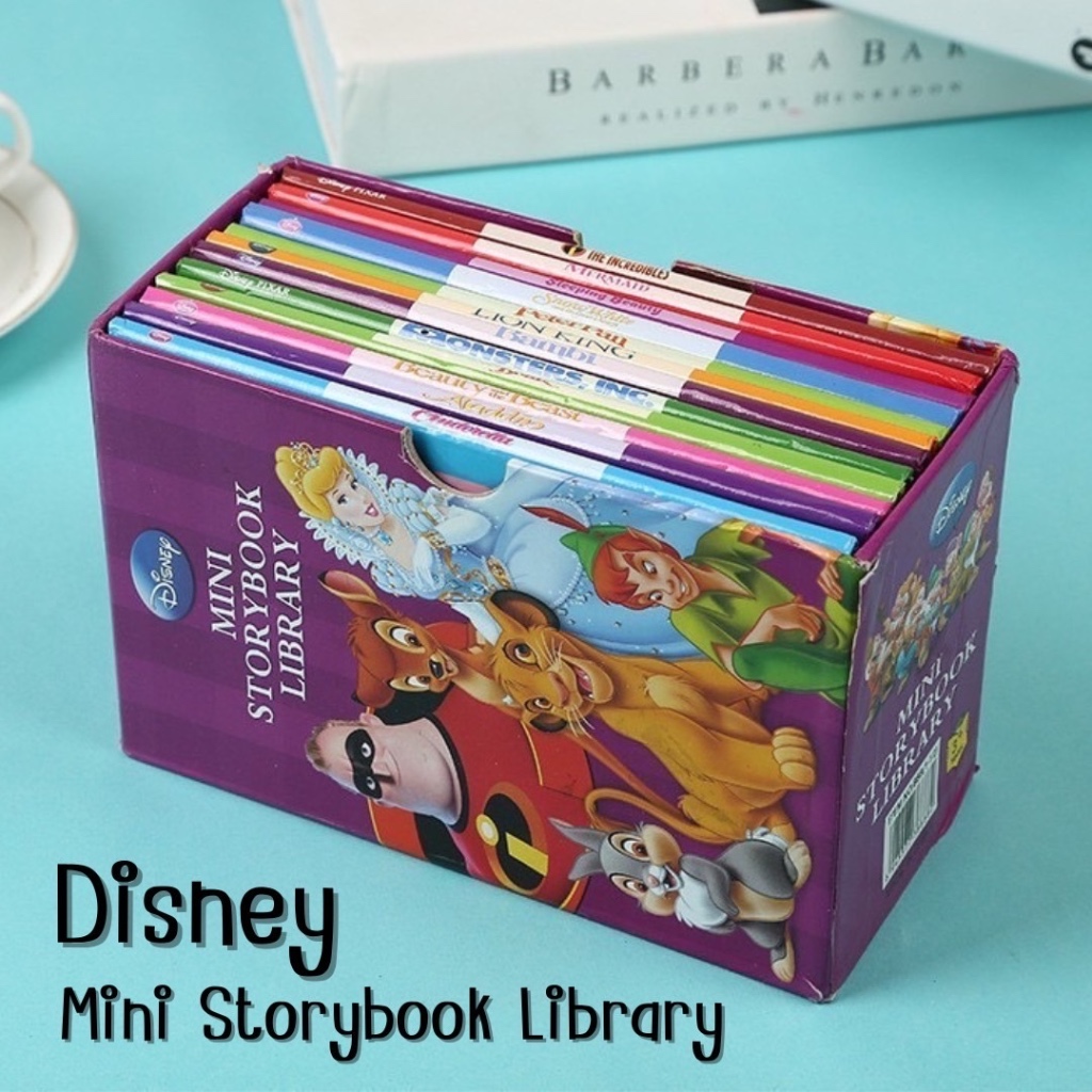 Disney Mini storybook Library English children picture book | Shopee ...