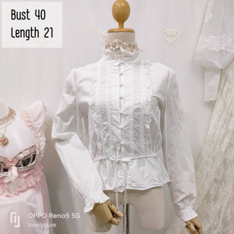 Cute Shirt Defect Button End Disappear Second Hand. | Shopee Philippines