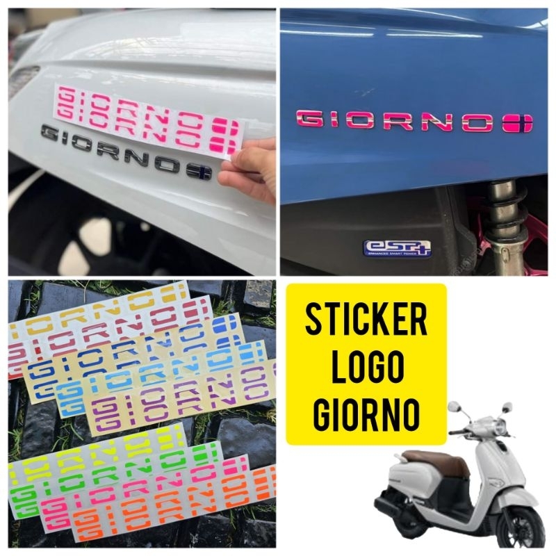 Giorno Original Logo Sticker (Logo 1 Pair) | Shopee Philippines