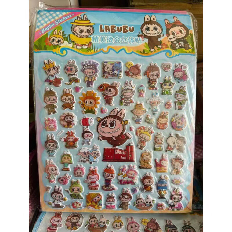 Labubu Large Sheet A4 Sticker | Shopee Philippines