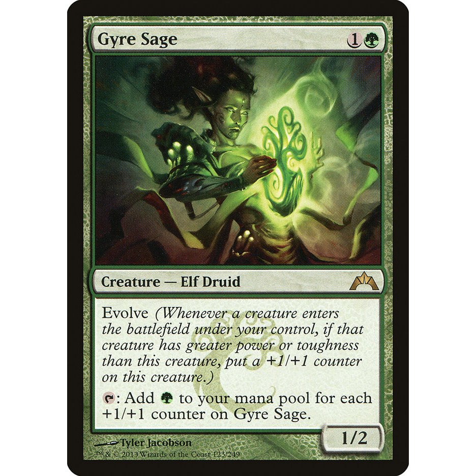 Gyre Sage Card Magic The Gathering From Gatecrash- Bundle | Shopee ...