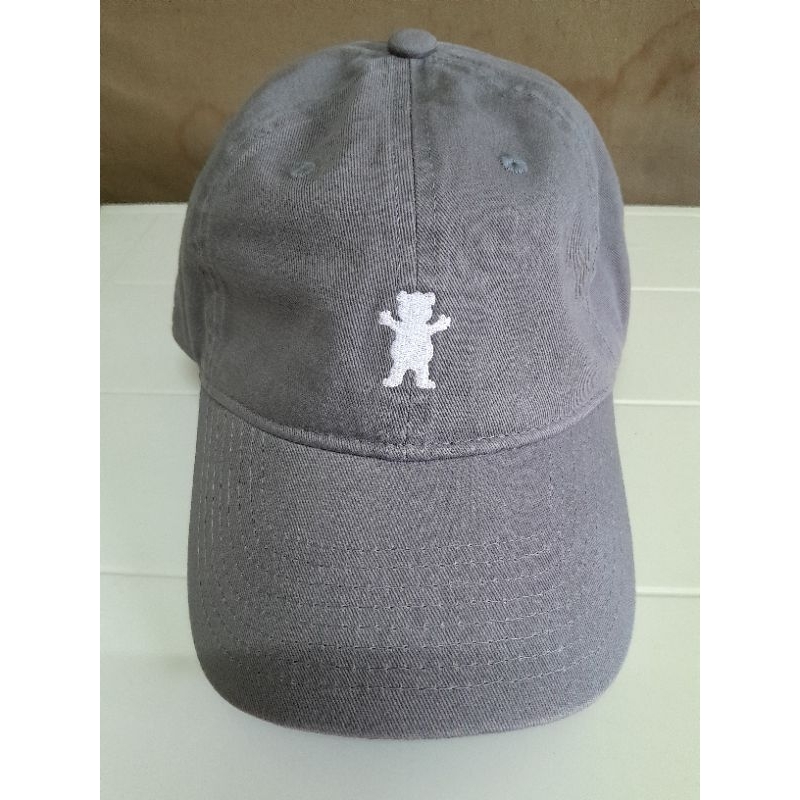 GRIZZLY GRIPTAPE OG Bear Cap In GREY | Shopee Philippines