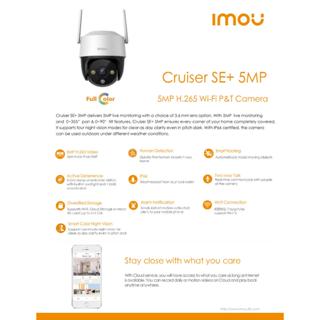 IMOU Cruiser SE+ 5MP Wifi Cctv Camera 24 Hours Color Image Interactive ...