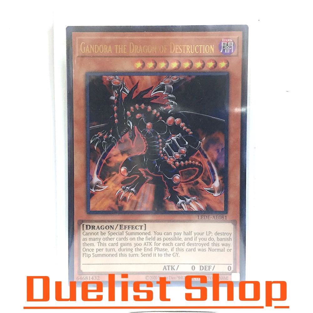 Gandora the Dragon of Destruction (UR) Monster Dark Level8 [Dragon/Effect] Set LEDE-AE081 Yukio ...